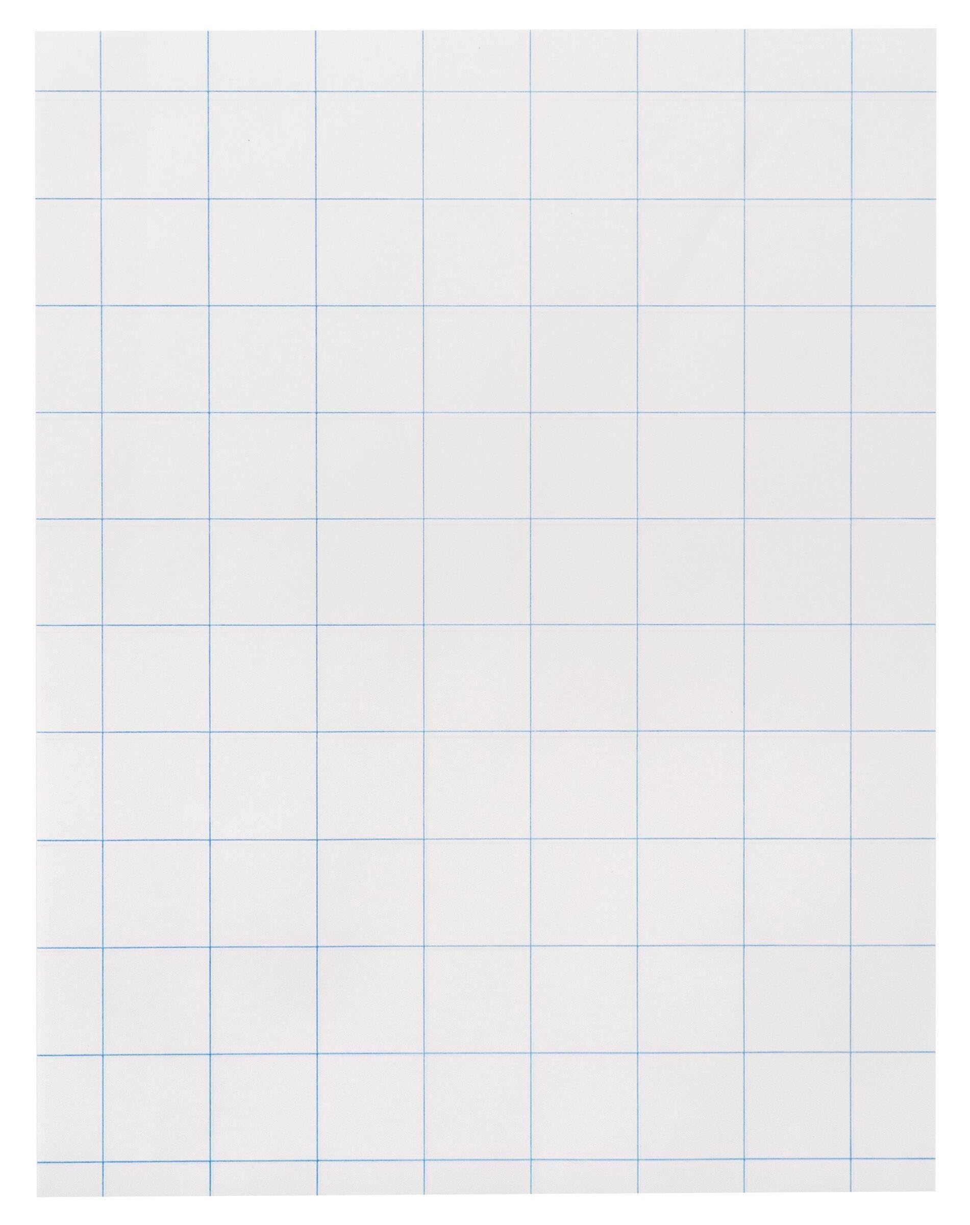 Mua School Smart-85280 Double Sided Graph Paper with in Ruler - 8 1/2 ...