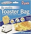 Toastabags Reusable Non-Stick Sandwich/Snack "In Toaster" Grilling Bags ...