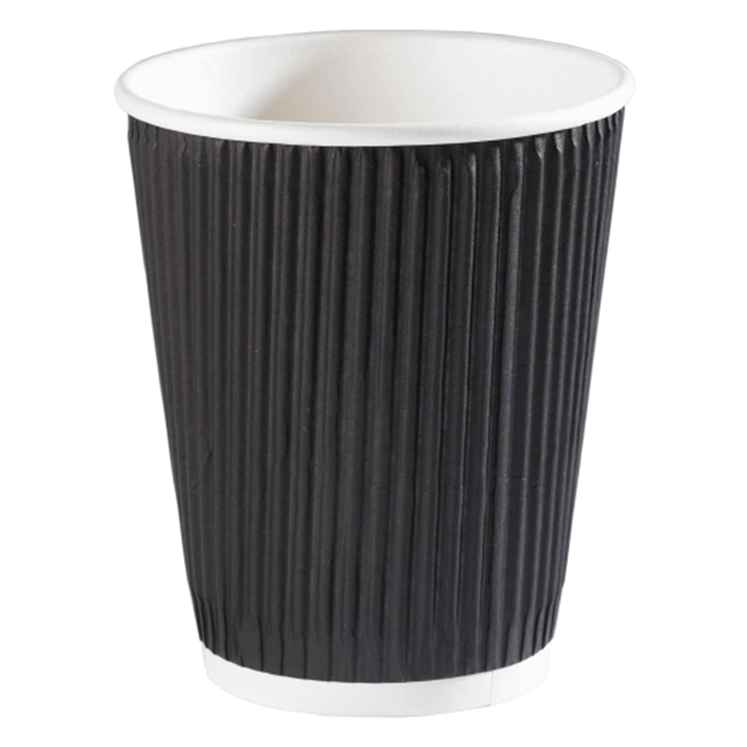 Black Ripple Disposable Paper Coffee Cups 10oz 280ml Case Of 500 black-ripple-disposable-paper-coffee-cups-10oz-280ml-case-of-500