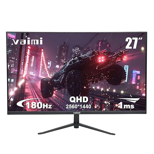 27 Inch WQHD 2560 x 1440 Gaming Monitor 180Hz 1ms Fast IPS Computer ...