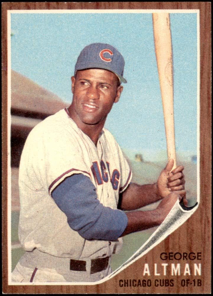 Amazon.com: 1962 Topps # 240 George Altman Chicago Cubs (Baseball Card ...
