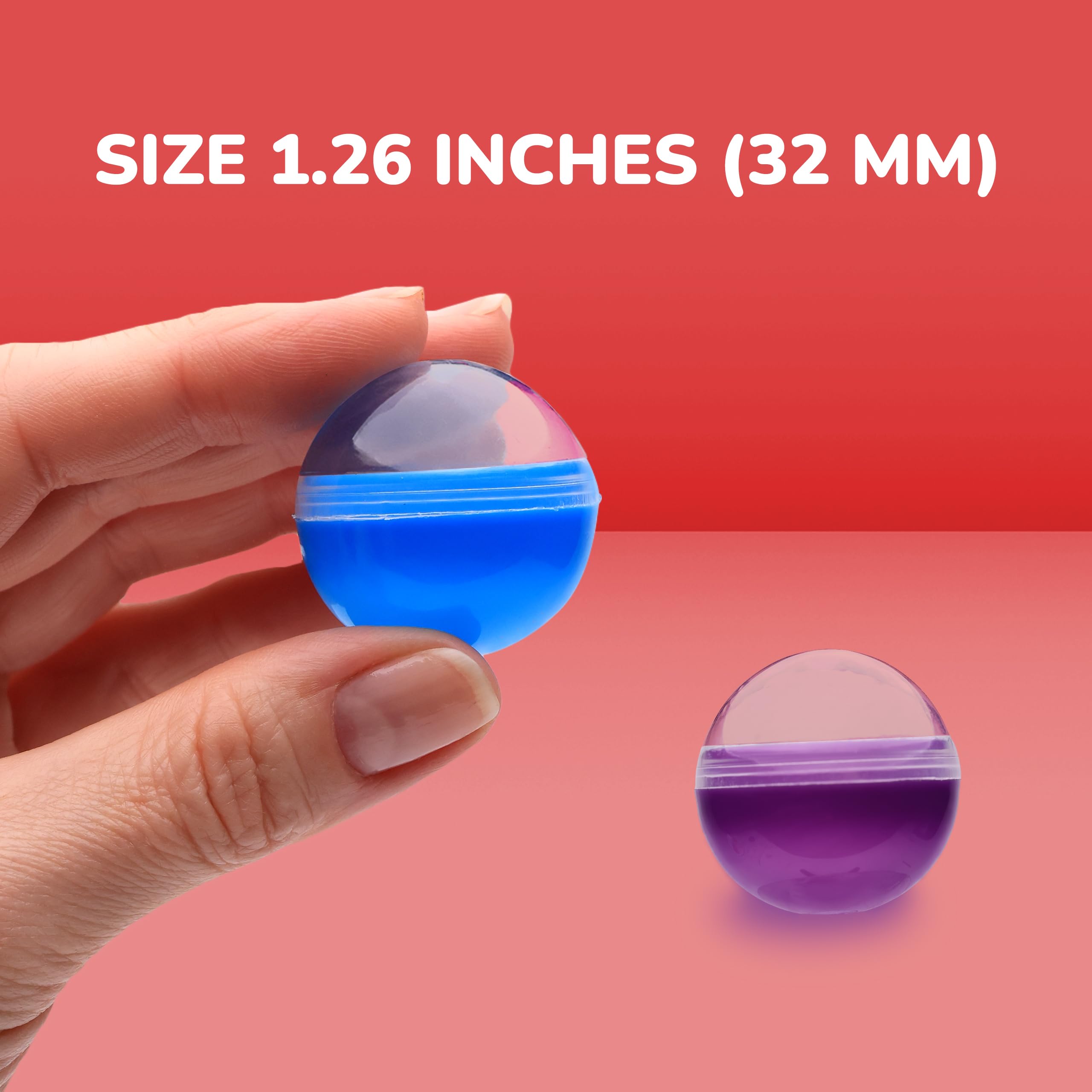 Mua Capsule Vending Machine Translucent Round Capsules Empty 50 pcs 1. ...