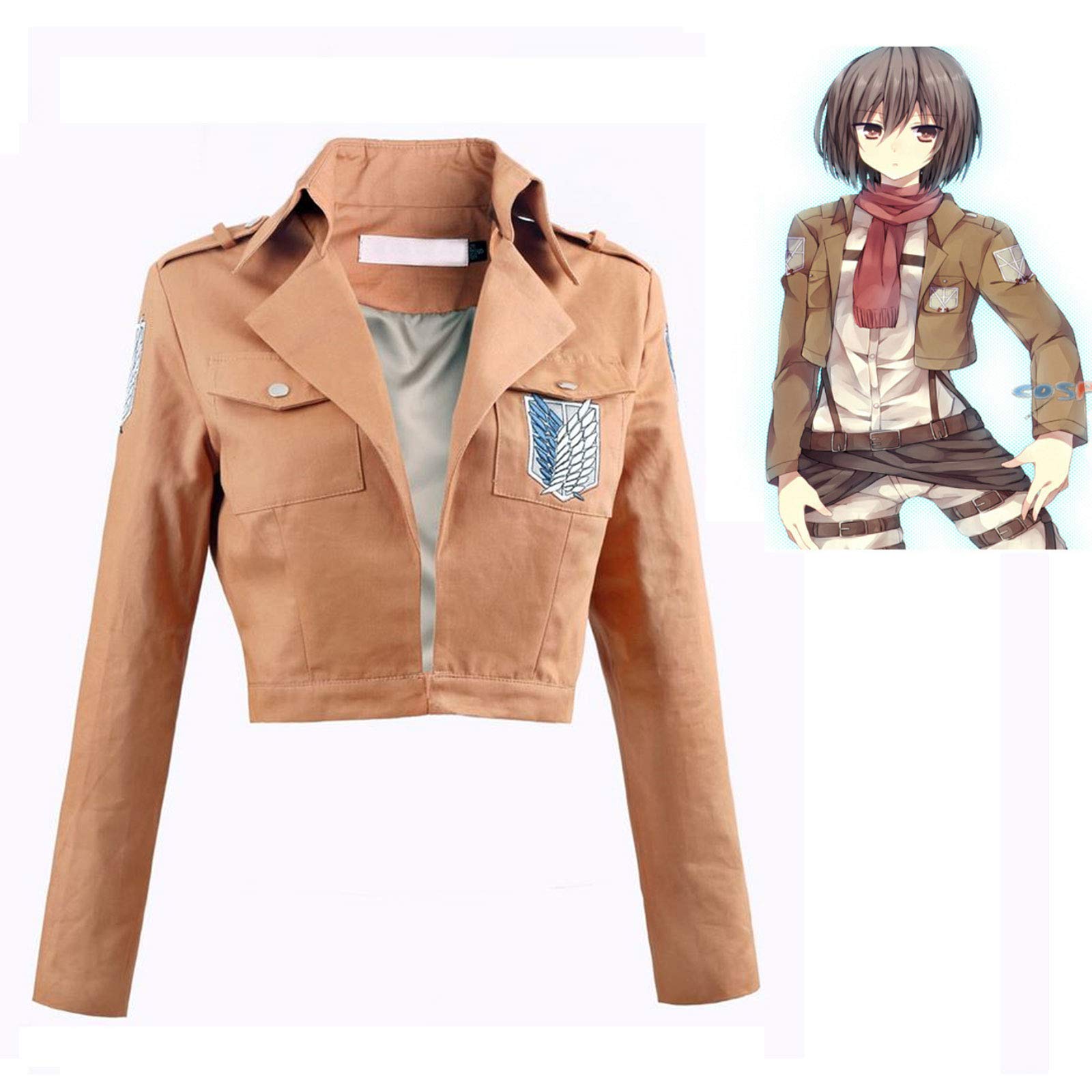 Buy Adult Woman Attack on Titan Costume Shirt Outfit Suit Set Fancy ...