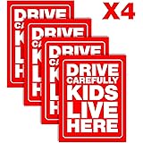 Amazon.com: Drive Like Your Kids Live Here Yard Sign, Slow Down Sign ...