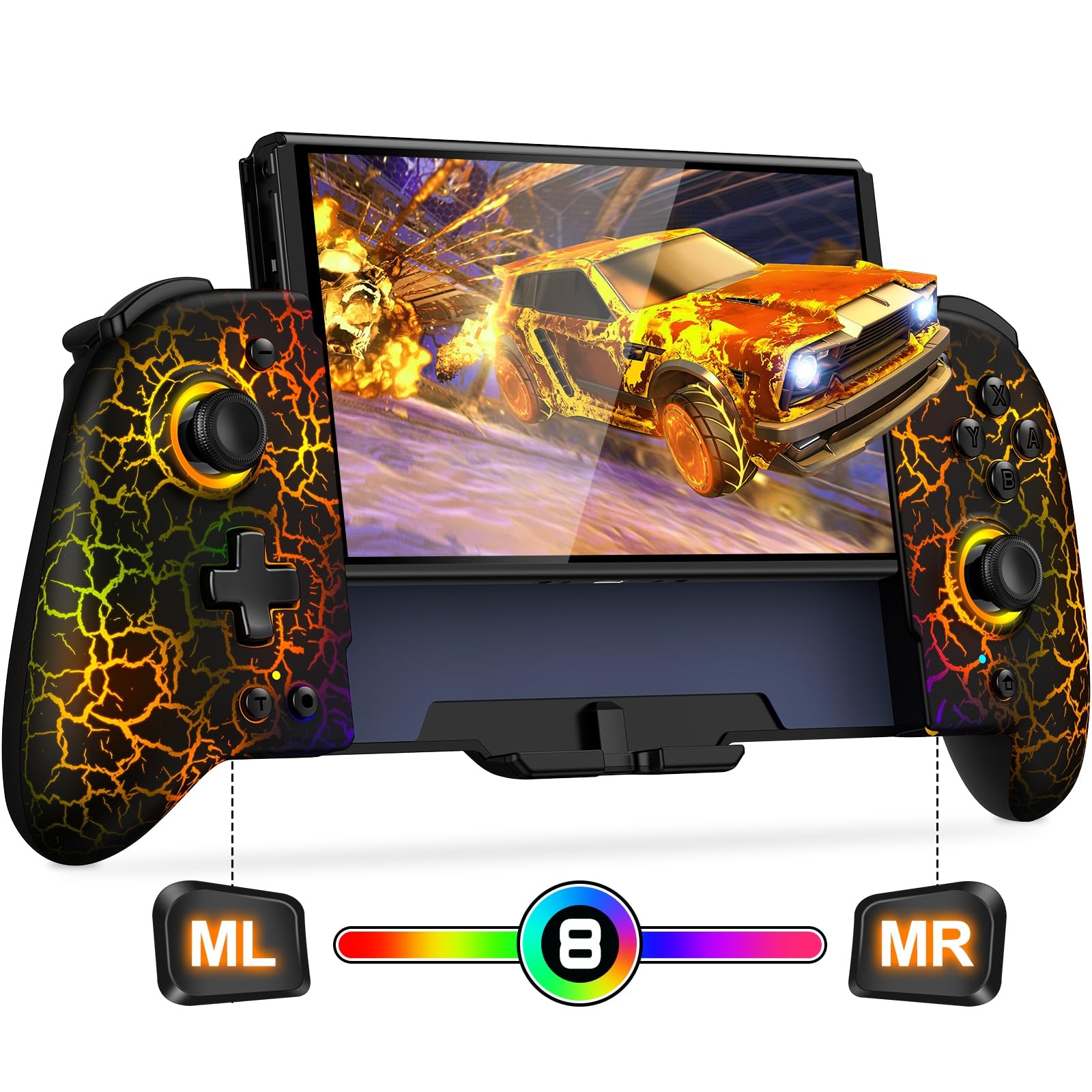 Mua Gamtoure Hall Effect Switch Controller Wireless for Nintendo Switch/OLED, One-Piece Switch ...