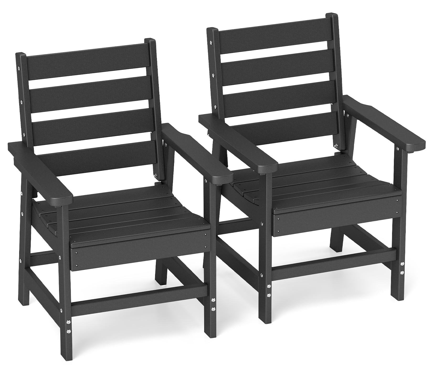 GREENVINES Outdoor Dining Chairs 4pcs | HDPE | Patio Chair | All ...