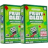 Amazon.com: Fruit_Blox Unspeakable Apple Strawberry Fruit Snacks, 22 ...