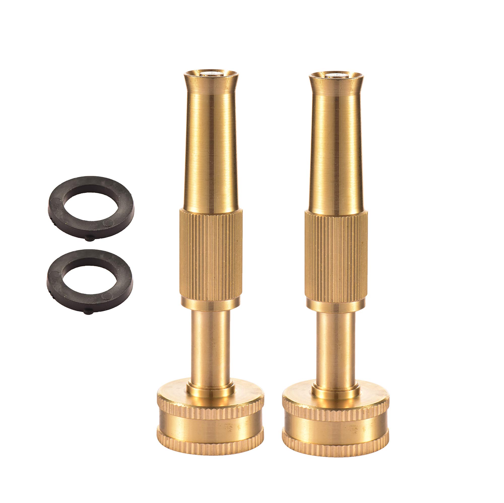 High Pressure Brass Heavy Duty Adjustable Twist Hose Nozzle Jet Sweeper ...