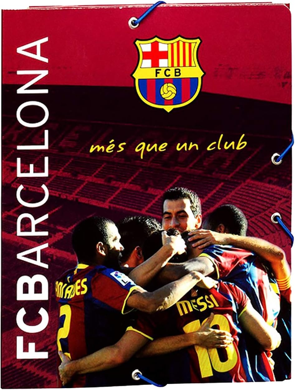 Amazon.com: FC Barcelona Official A5 Hardback Football Crest Binder ...