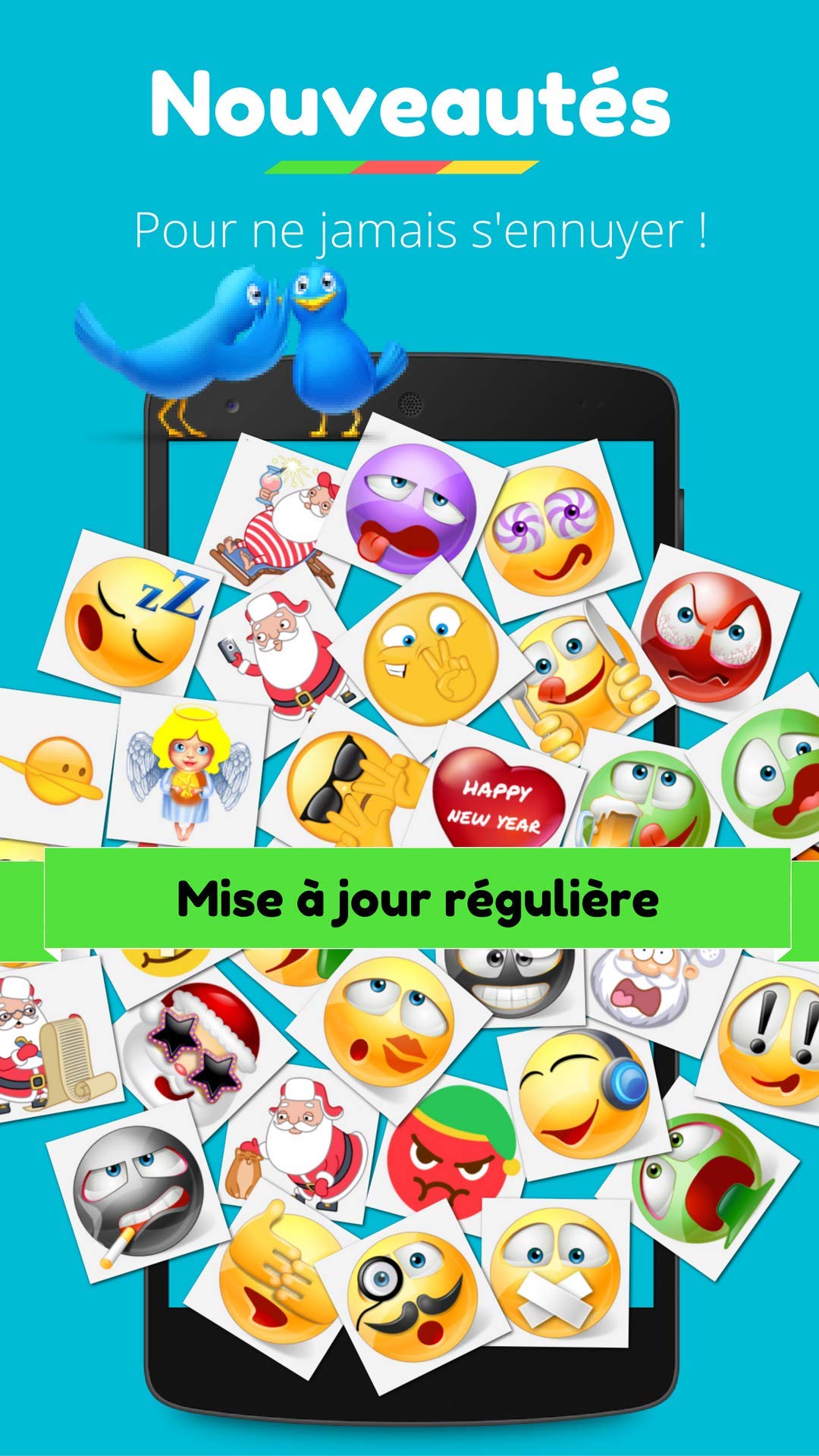 WhatSmiley Super fun smileys:Amazon.fr:Appstore for Android