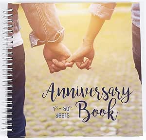 Amazon.com: Wedding Anniversary Memory Book - A Hardcover Journal To ...