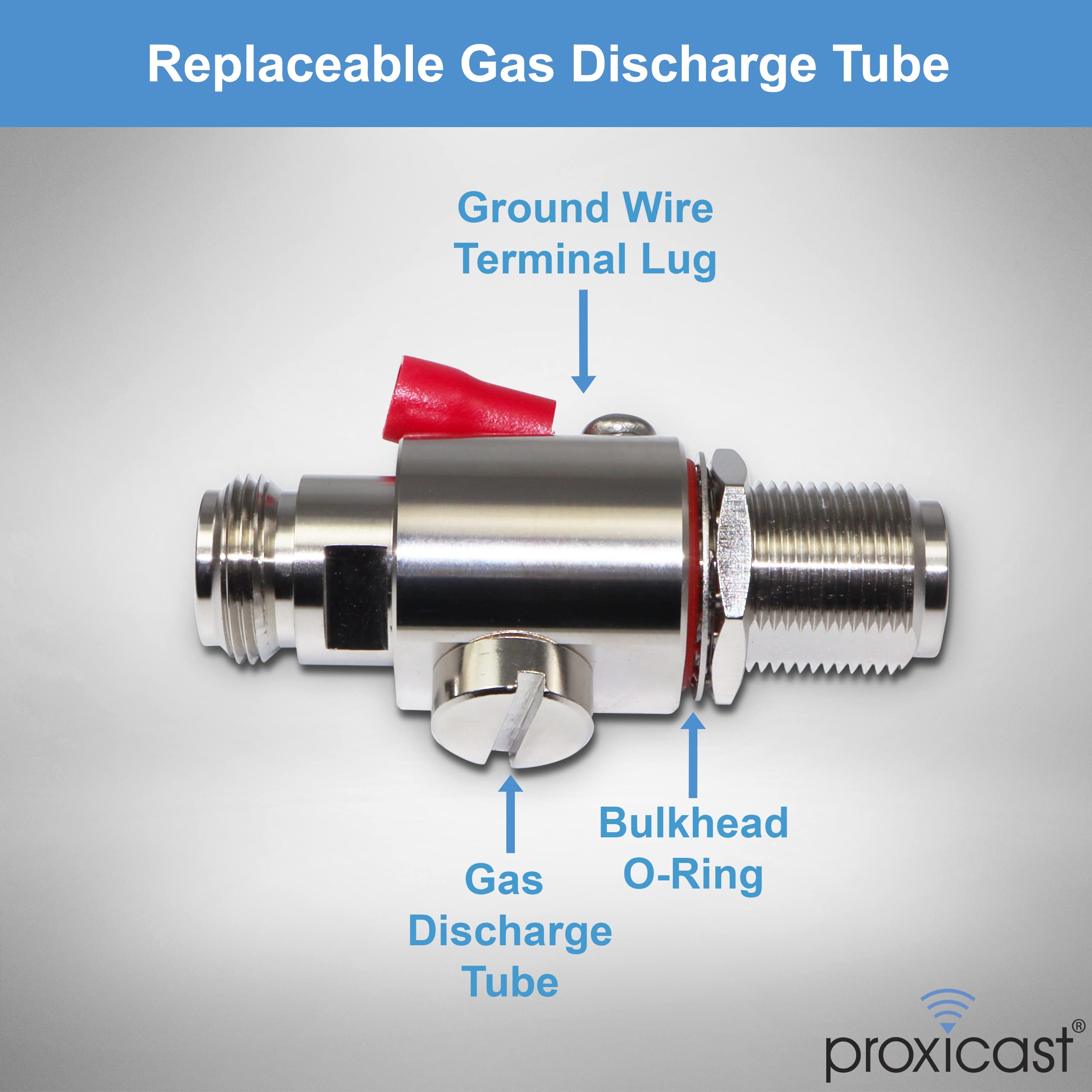 Proxicast Coaxial Lightning Arrester For 0 To 6 GHz (N-Female/N-Female ...