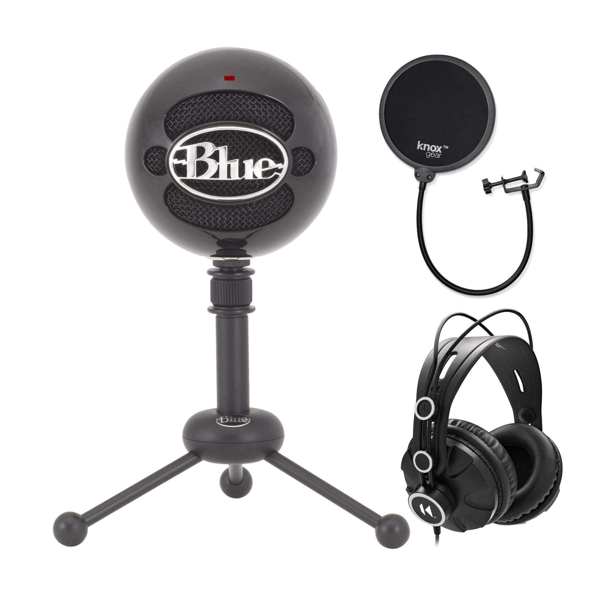 Mua Blue Microphones Snowball Plug & Play USB Microphone Black Bundle ...