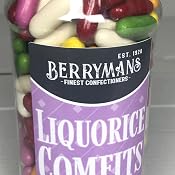 Original Liquorice Comfits Retro Sweets Gift Jar by Berrymans Sweet ...