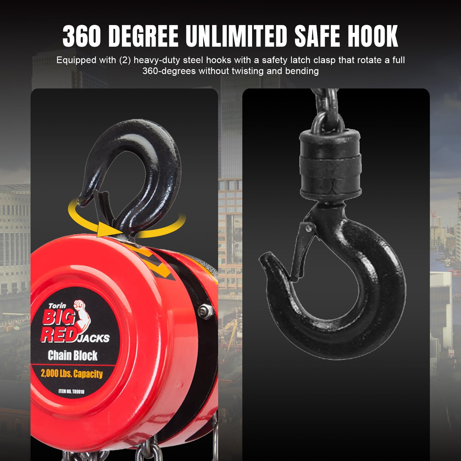 Mua BIG RED BIG RED Hand Chain Hoist 1 Ton 2000 Lbs Capacity 8ft/2.5m ...