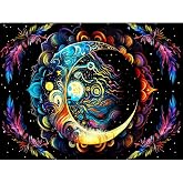 Amazon.com: FQOVKYN Diamond Painting Kits for Adults - Sun DIY 5D ...