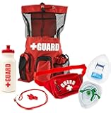 Amazon.com | BLARIX Lifeguard Mesh Drawstring Backpack Bag (Red ...