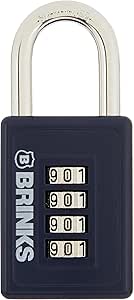 Brinks 175-50054 4 Dial Resettable Sports Combination Padlock, 40mm ...