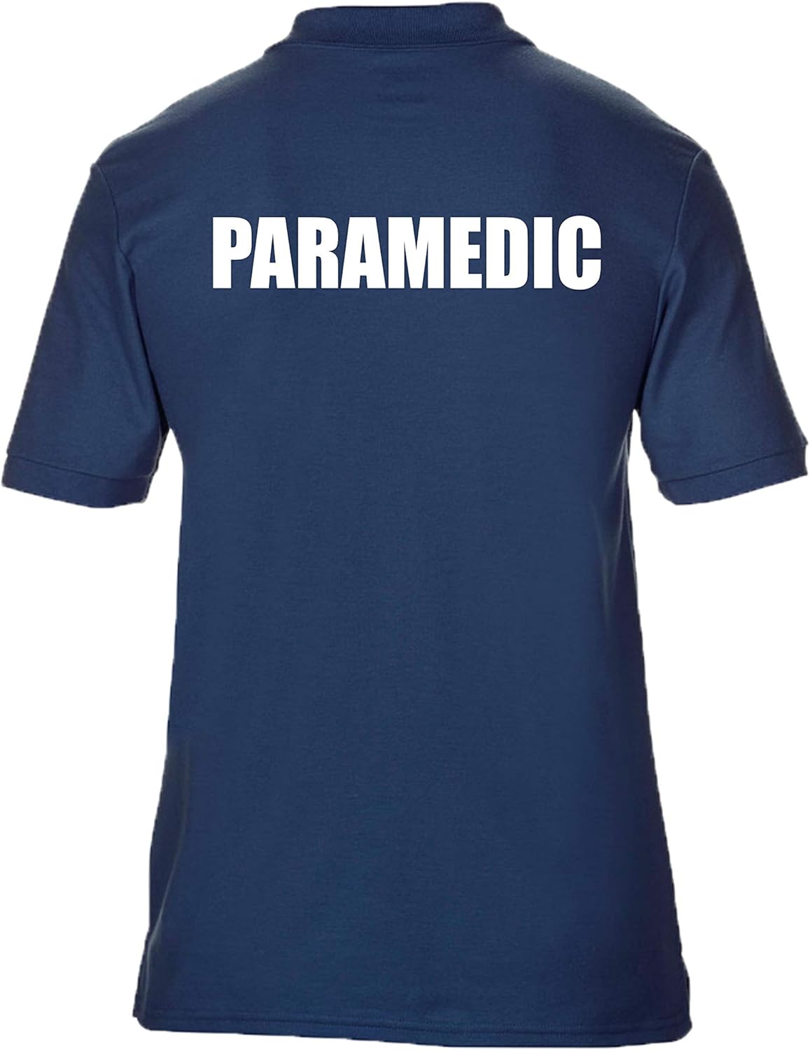 Ladies Paramedic Printed Navy Polo Shirt, Medical Clothing: Amazon.co ...