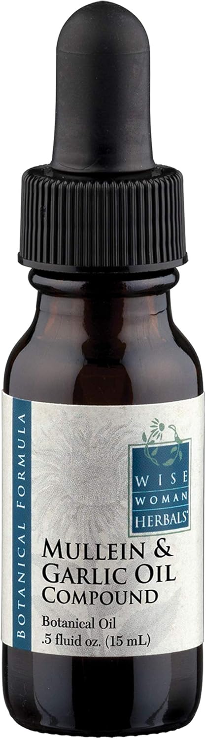 Amazon.com: Wise Woman Herbals – Mullein & Garlic Oil Compound – All ...