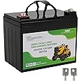 Amazon.com: Casil 12V 300CCA Lawn & Garden Battery – AGM U1 BCI Group Battery for Riding Mowers ...