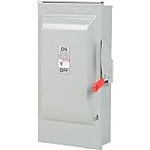 Siemens HF364R 200-Amp 3 Pole 600-volt 3 Wire Fused Heavy Duty Safety ...