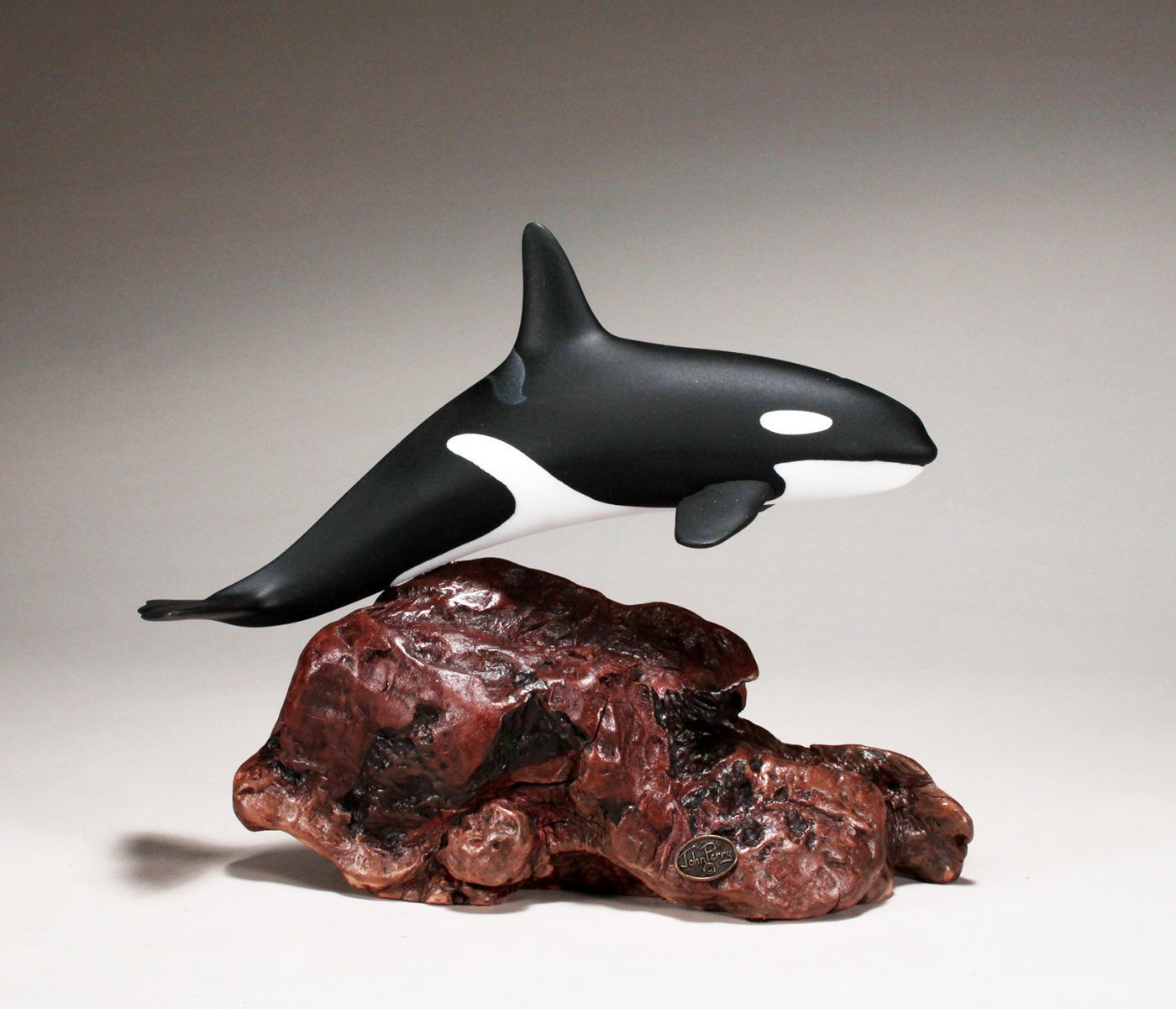 Amazon.com: ORCA KILLER WHALE Sculpture by JOHN PERRY Large version ...