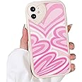 Amazon.com: Lovmooful Compatible for iPhone 11 Case Cute Heart with Love Lens Bumper Protector ...