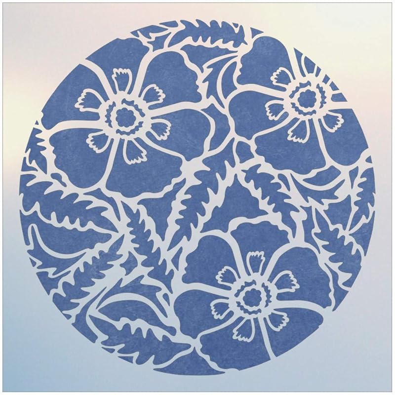 Amazon.com: Flower Circle 6 Stencil - The Artful Stencil: Handmade