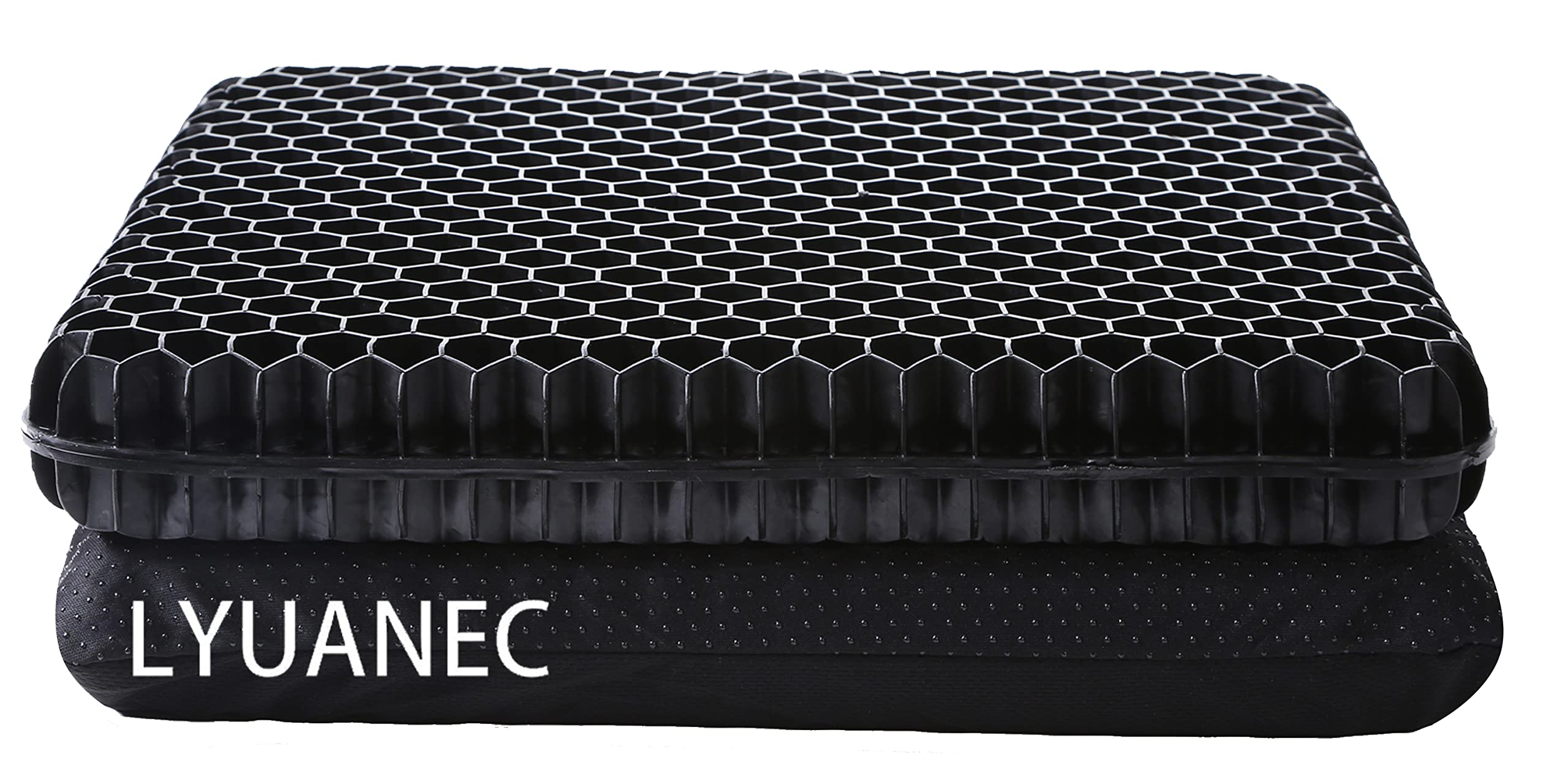 Gel Seat Cushion for Long Sitting, (2.4 Inch Extra Thick Cushion) Soft ...