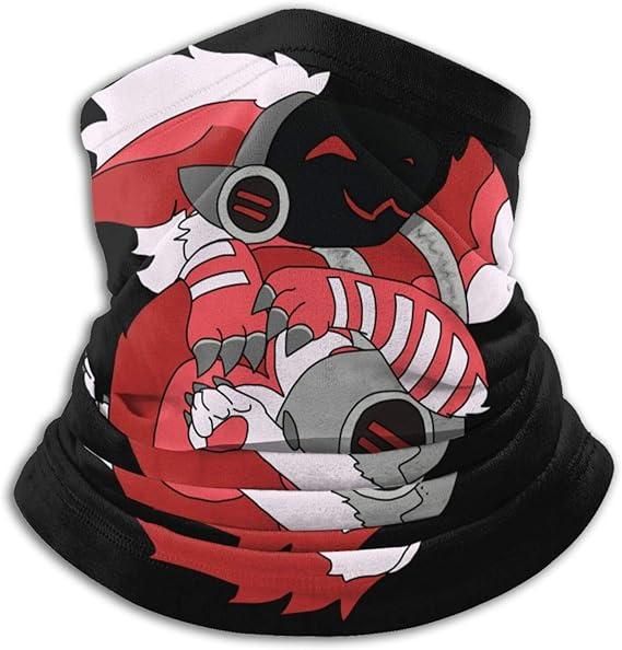 Furry Protogen 14 Dust-Proof and Wind-Proof Balaclava, Ski and Neck ...