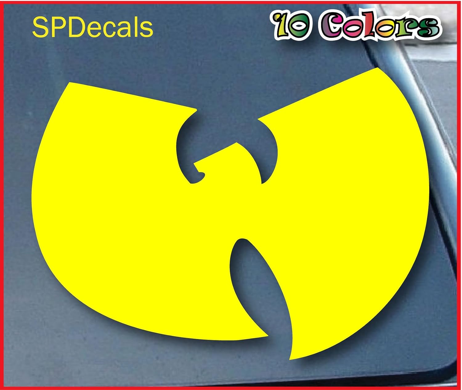 Amazon.com: Wu Tang Car Window Vinyl Decal Sticker 4" Wide (Color ...