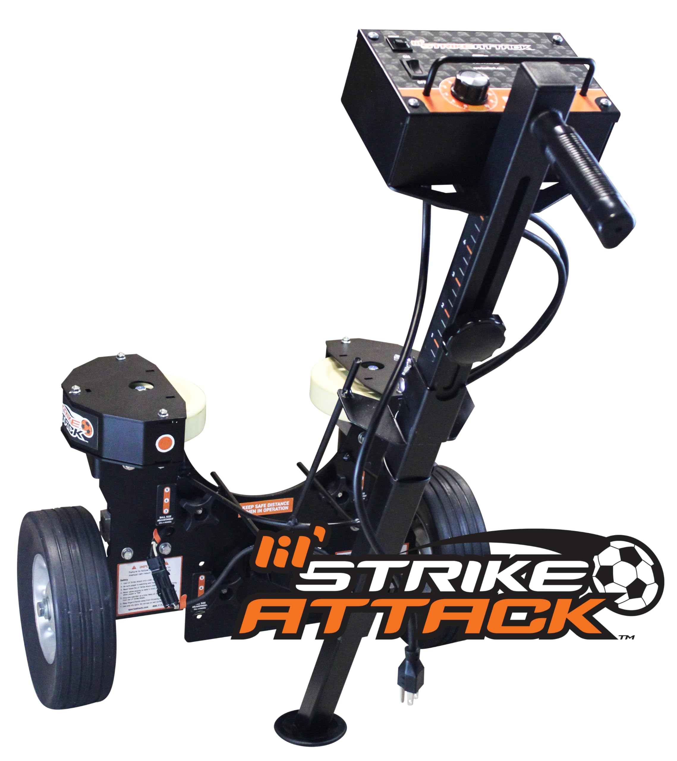 Sports Attack Lil’ Strike Attack Soccer Ball Throwing Machine, AC Model ...
