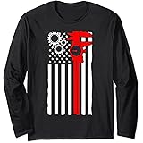 Amazon.com: Machinist Flag Tools CNC Machine Operator Machining T-Shirt ...