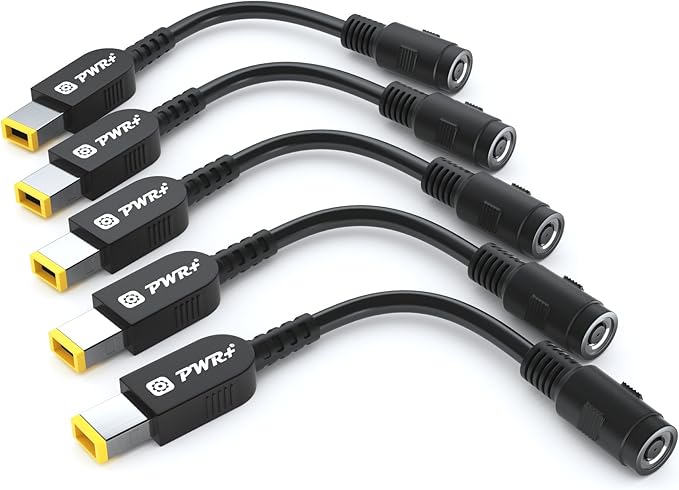 Amazon.com: Pwr+ 5 Pack Lenovo Tip Adapter Connector Converter Lenovo ...