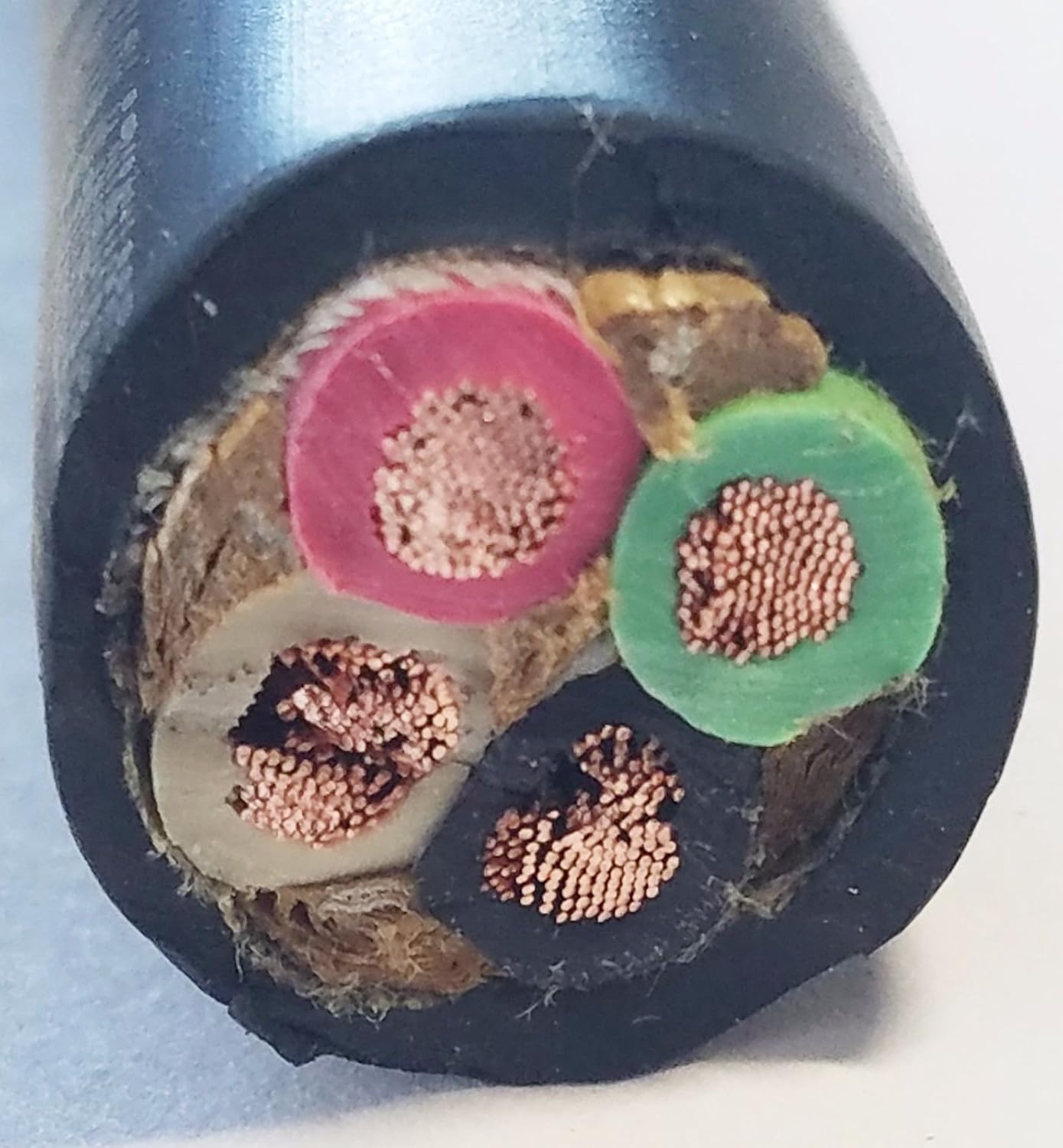 Soow Cable 6/4 SOOW Portable Cord – 5 Ft, 4-Conductor, 600V, Flexible ...