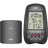 Amazon.com: Springfield Wireless Thermometer with Indoor/Outdoor ...