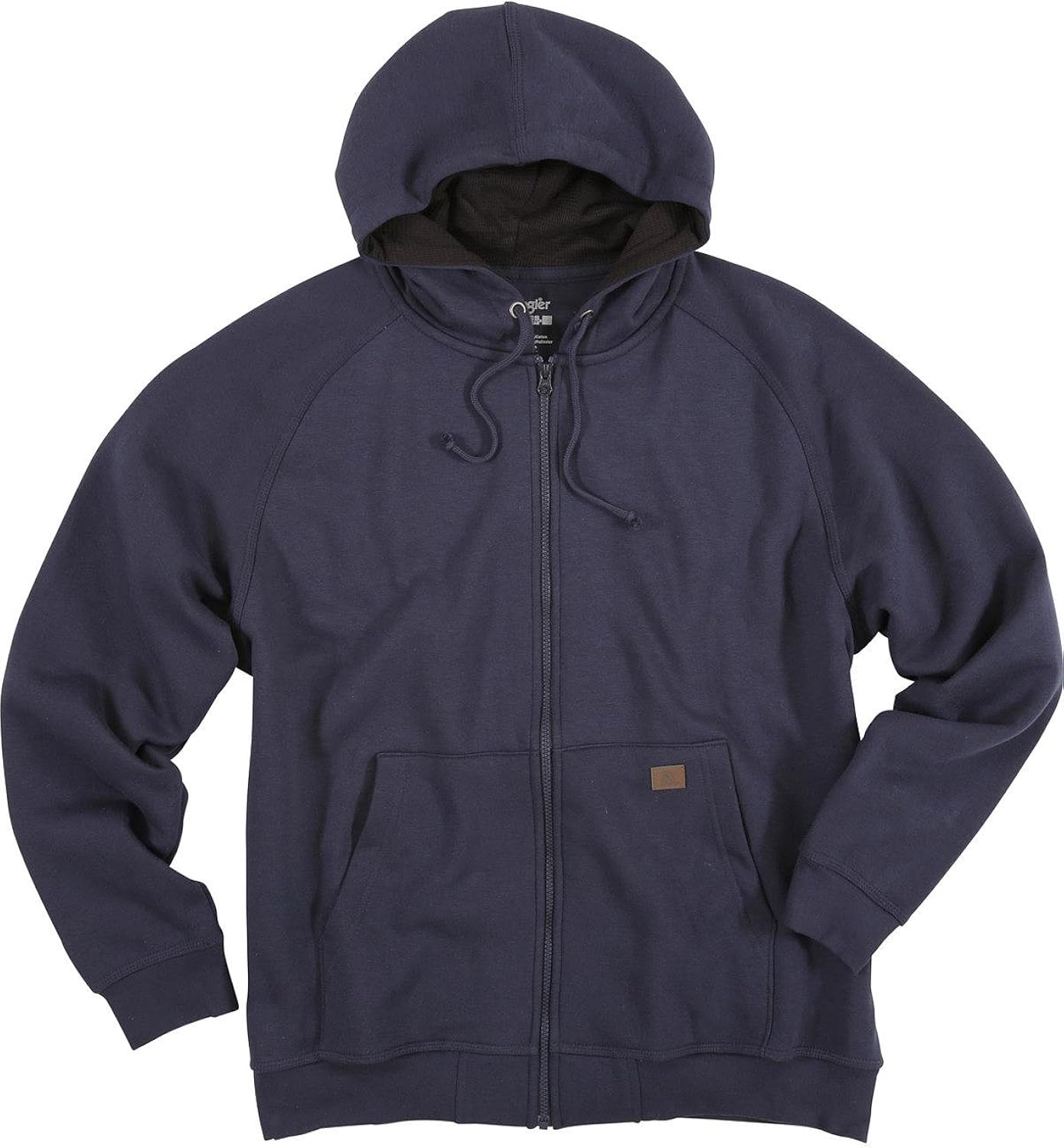 Buy Wrangler Riggs Workwear Men's Full Zip Hooded Sweatshirt, Navy ...