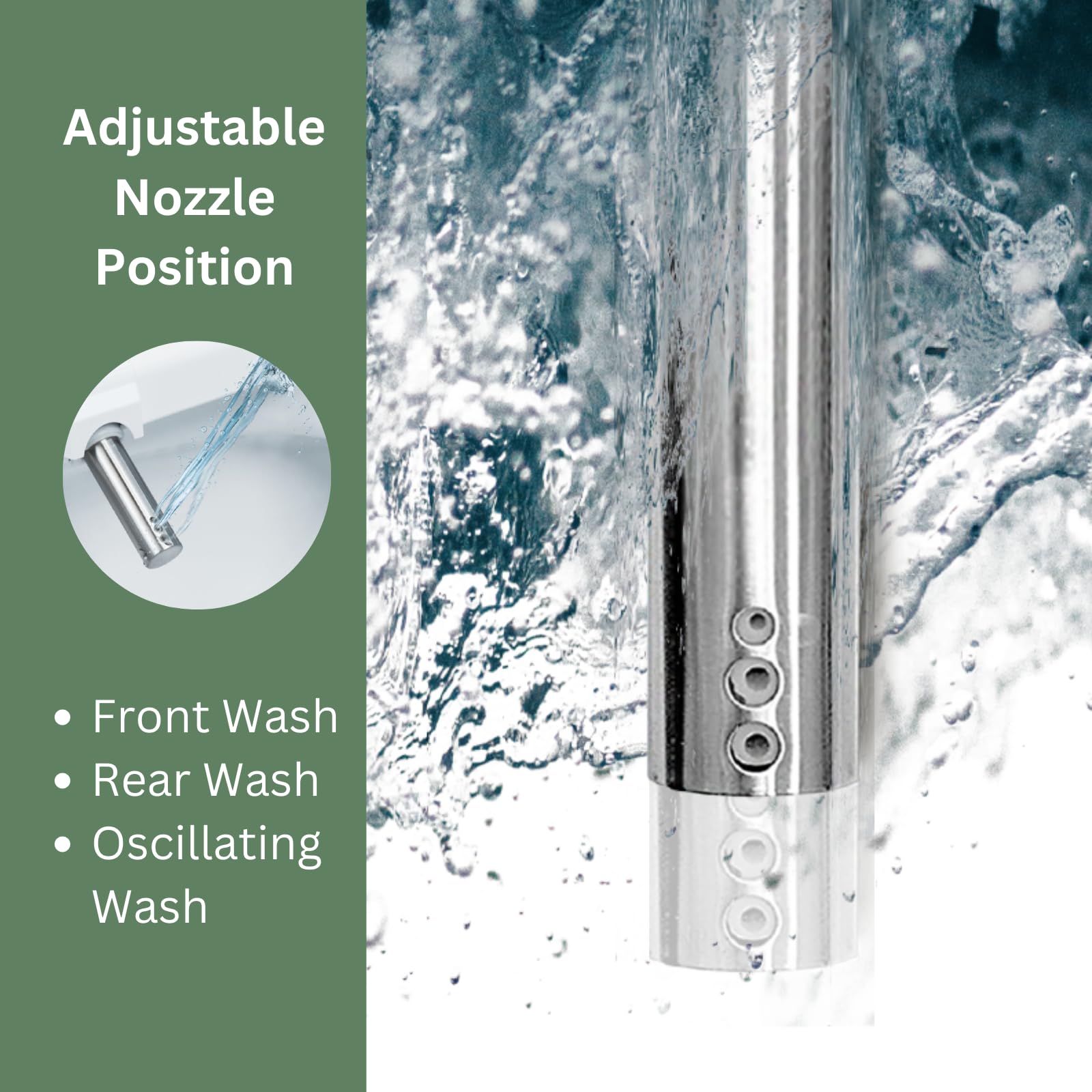 Inus N32 Electric Heated Bidet Toilet Seat Elongated, Warm Water, Smart ...