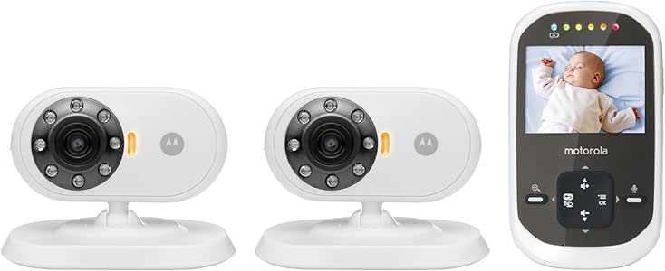 Motorola MBP25 Video Baby Monitor with 2 Cameras, 2.4 Inch: Amazon.ca: Baby