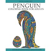 Amazon.com: Penguin Coloring Book for Adults: Stress-relief Coloring ...