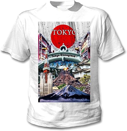 teesquare1st Men's Tokyo Japan Souvenir White T-Shirt: Amazon.co.uk ...