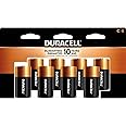 Amazon.com: Duracell Coppertop C Batteries, 8 Count Pack, C Battery ...