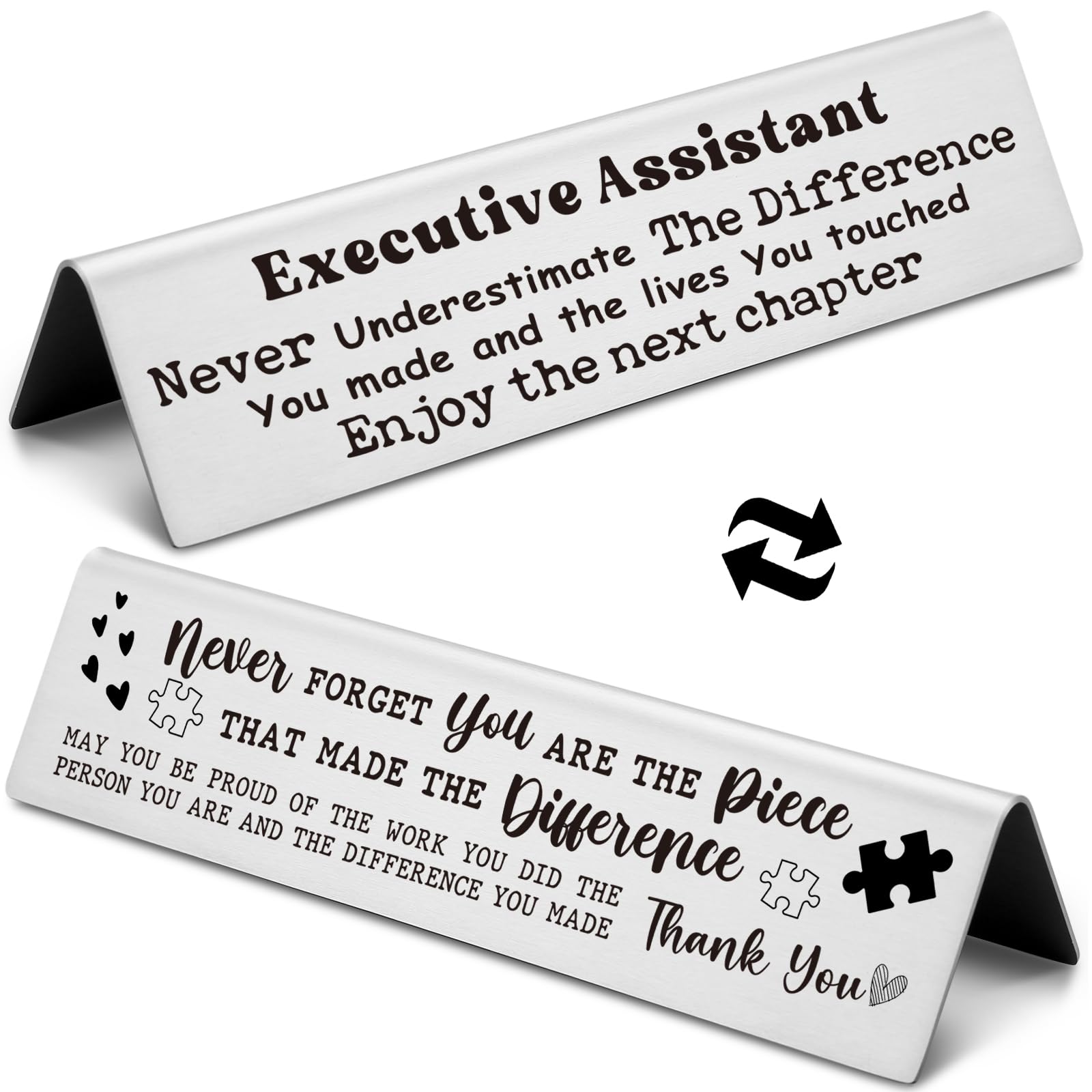 Funny Desk Signs Office Nameplate for Executive Assistant ...