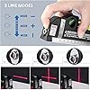 Qooltek Multipurpose Laser Level Line Laser Measure + 8ft Tape Ruler ...