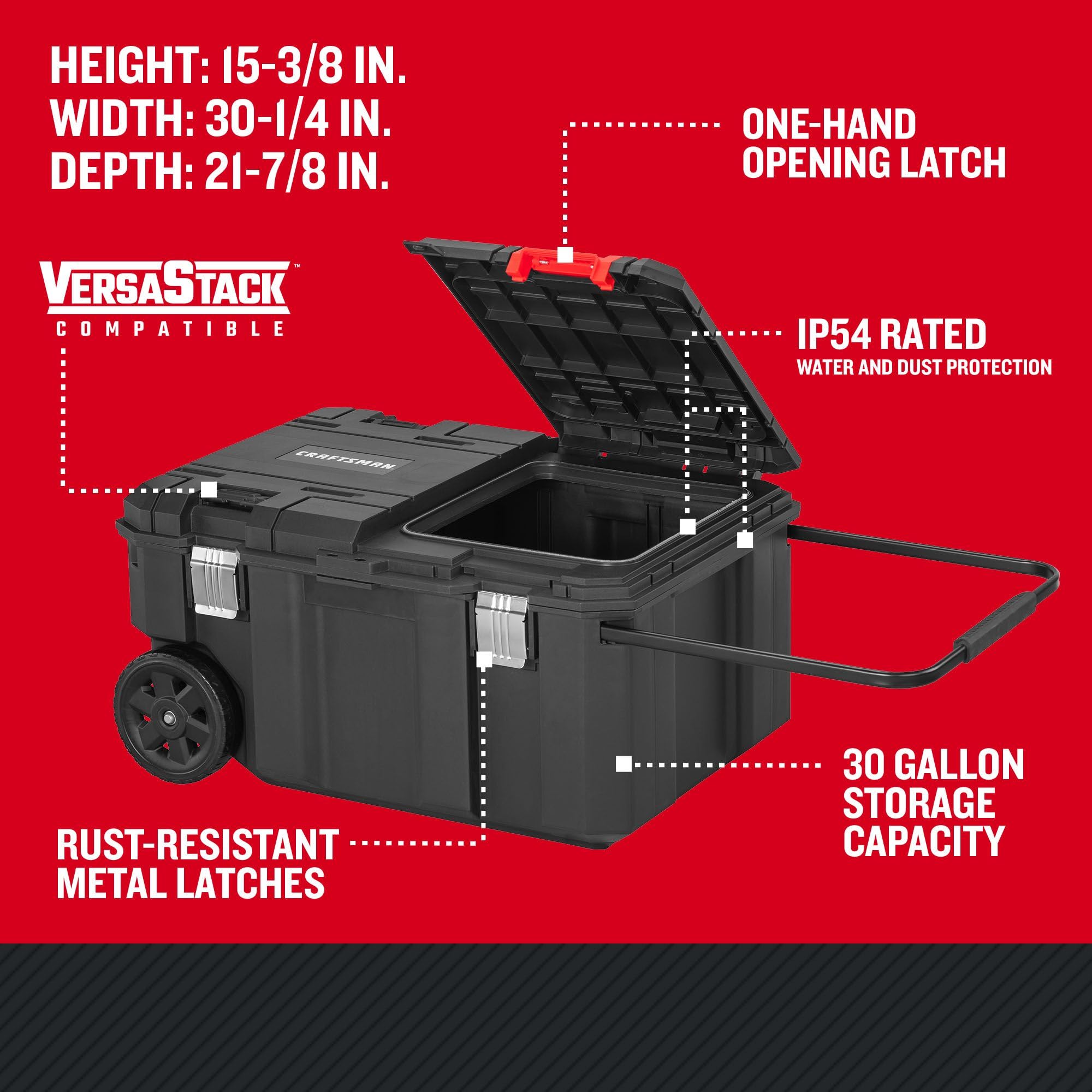 Mua CRAFTSMAN VERSASTACK 30 Gallon Quick-Access Rolling Tool Chest ...
