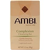 Amazon.com: Ambi Skincare Bars Complexion Cleansing Bar, 3.5 Ounce ...
