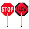 Enjoyist Stop Slow Sign, 13"x 13", Engineer Grade Reflective Aluminum ...