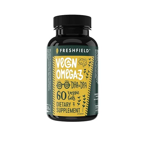 Freshfield Vegan Omega 3, Algae (Algal) Oil, Fish Oil Free Company ...