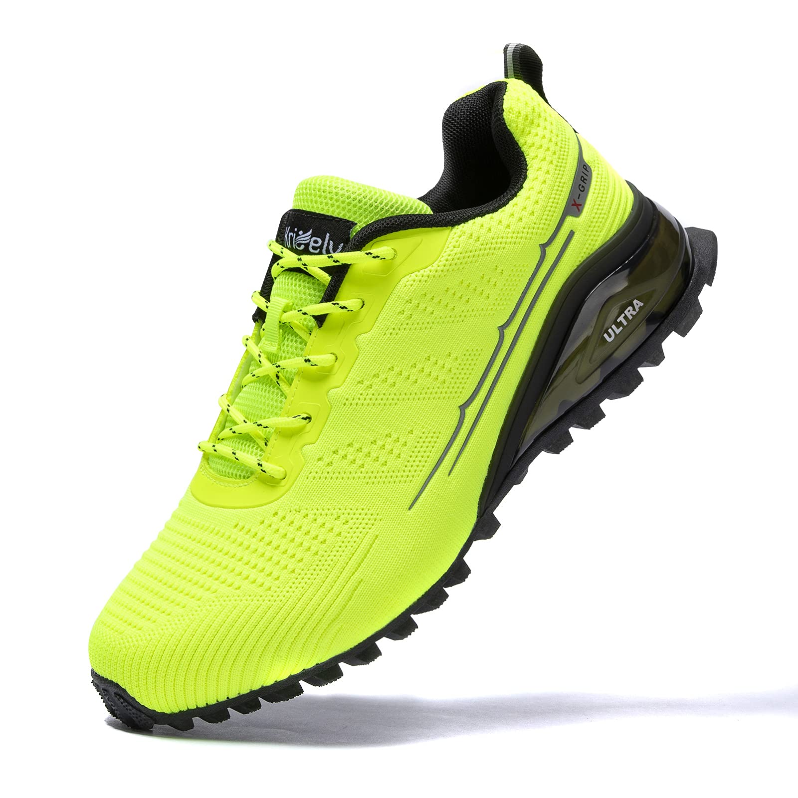 Kricely Men's Trail Running Shoes Fashion Hiking Sneakers for Men ...